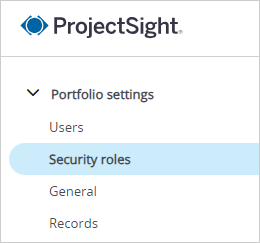 Create security roles